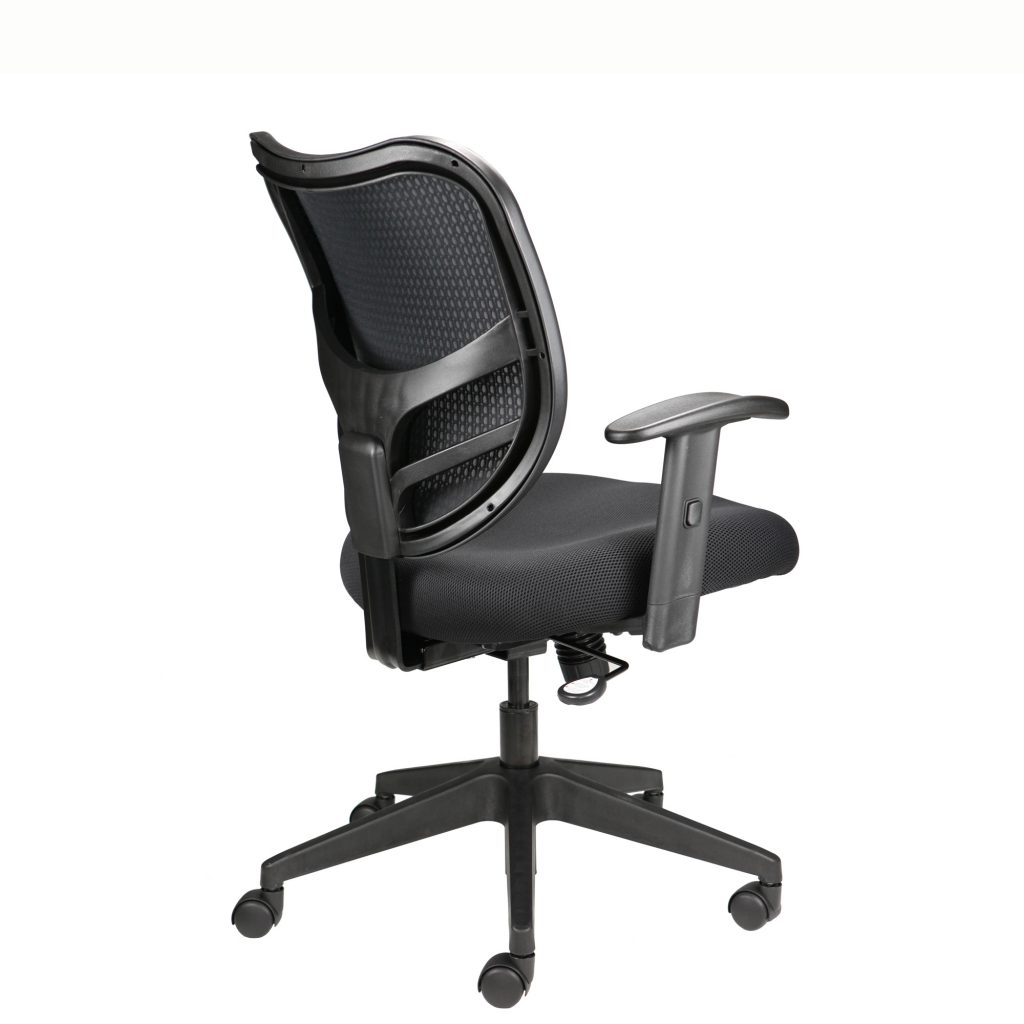 “Dandy” Mesh-Back Office Chair With Black Seat And Back - Buzz Seating ...