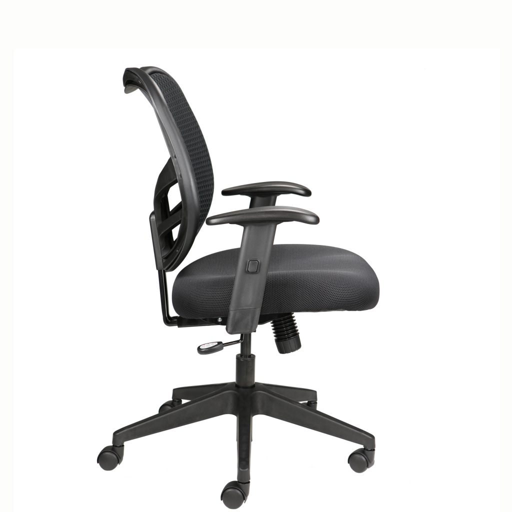 "Dandy" Mesh-Back Office Chair With Black Seat And Back - Buzz Seating ...